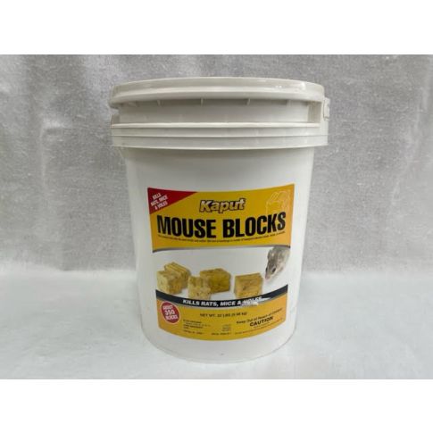 KAPUT MOUSE BLOCKS 22 PAIL Pest Management Supply